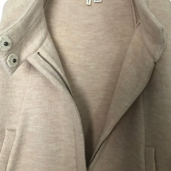 Moth | Jackets & Coats | Moth Womens Blush Zipper Front Side Pocket ...